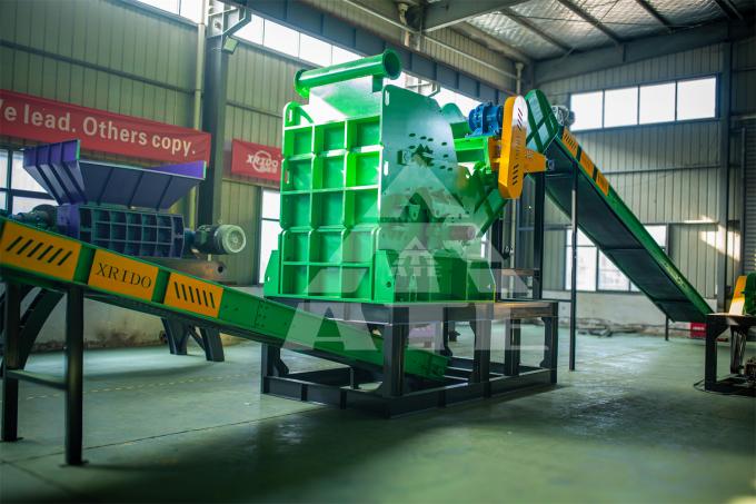 Scrap Iron Metal Steel Hammer Mill Large Scrap Metal Crusher Machine ...