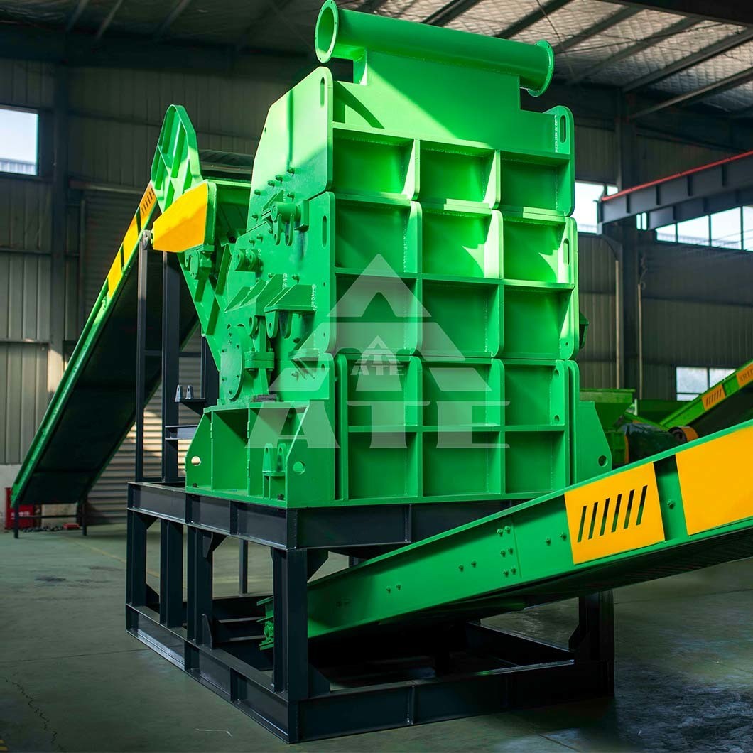 Scrap Iron Metal Steel Hammer Mill Large Scrap Metal Crusher Machine ...
