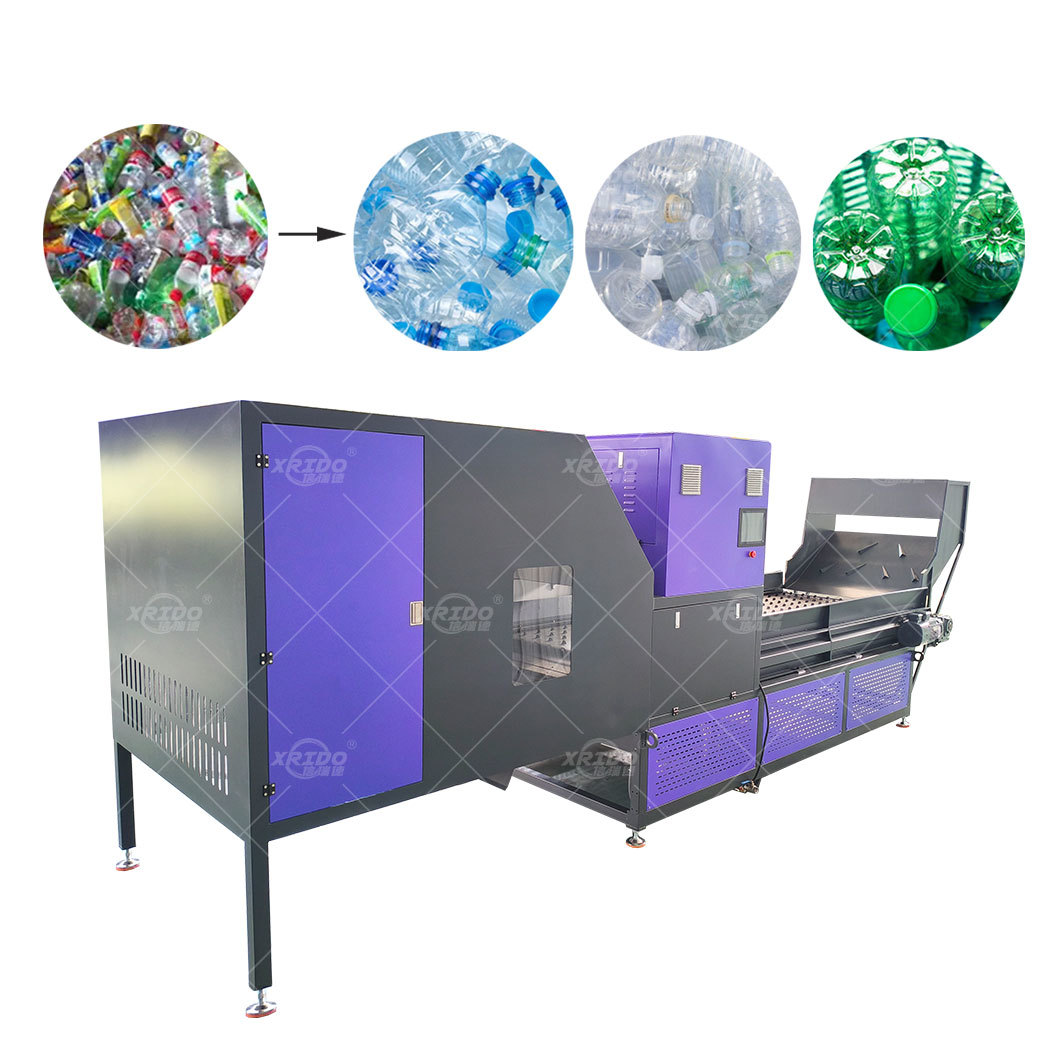 AI Optical Sorter for Metal Cans & Plastic Bottles Recycling
